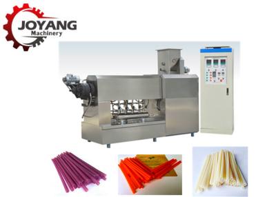 Cina Linea di produzione commestibile della paglia di riso della bevanda della paglia dell'espulsore vite degradabile della macchina della singola in vendita