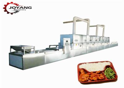 Chine Machine de chauffage automatique d'aliments de préparation rapide de la micro-onde 40kw avec le contrôle de PLC à vendre