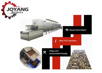 China SUS304 de industriële Zwarte Militair Fly Larva BSF 200KG/H van de Microgolf Drogende Machine Te koop