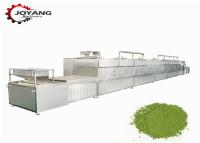 China Automatic Green Tea Powder Microwave Sterilization Machine With PLC Control for sale