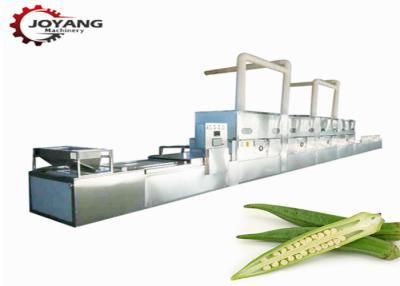 Cina Macchina più asciutta del prodotto agricolo dell'aria calda completamente automatica del gombo con controllo del Plc in vendita