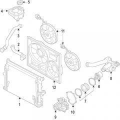 China 95B121003B Fan Assembly 95B-121-003-B for sale