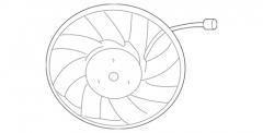 China 99762412802 Fan Blade 997-624-128-02 for sale