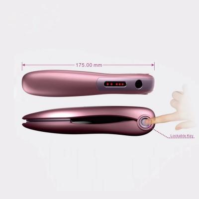 China 20W ceramic portable travel usb capable charger hair straighter with safety lock function for sale