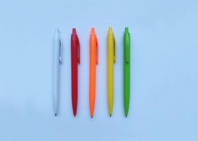 China Multi-Color Plastic Ball Pen with customized printing Logo for promotion for sale