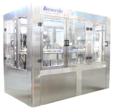 Cina SUS304 316 Macchina di riempimento di lattine in alluminio semiautomatica 20000BPH in vendita