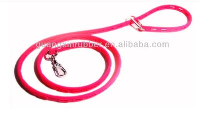 China Red Silicone Climbing Rope Dog Leashes With Printed Logo For Hound Training for sale