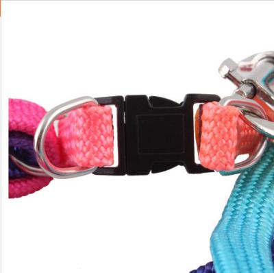 China Lovely Leather Braided Rope Dog Leash For Dog / Cat With Adjustable Size for sale
