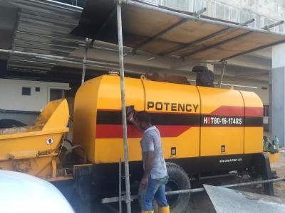 중국 트레일러 콘크리트 펌프 16MPa 판매용