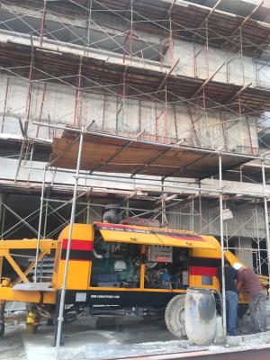 중국 고압 트레일러 콘크리트 펌프 최대 이론 압력 18 MPa 판매용