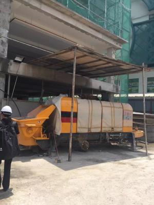 중국 정적 콘크리트 펌프 18MPa 최대 이론 압력 트레일러 장착 콘크리트 펌프 판매용