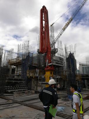 China Hydraulische betonplaatsingsboom 380V / 50Hz Elektrisch vermogen Type for sale