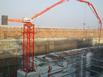 China 380V / 50Hz Bombas hidráulicas de hormigón de colocación de boom HG36 Tipo de energía eléctrica en venta