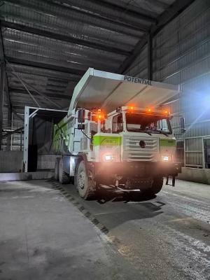 Cina 6x4 sistema di azionamento camion elettrico di scarico minerario con potenza nominale del motore di 250 kW in vendita