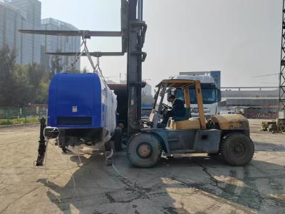 중국 수직/평평 범위 150/600m 및 50m3/h 출력 HBT5013.129RS 콘크리트 트레일러 펌프 판매용