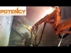 Potência KC30 Série Shotcrete Robô de Trabalho Vídeos