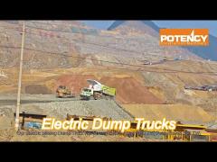 R55 Hybride energie-mijnbouw dumptruck Maximale snelheid 70 km/h Minimale bochtradius 12 m
