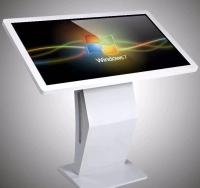 China 55 Inch Floor Standing All-In-One Kiosk Computer with Infrared Touch Screen and Android or Windows System for sale
