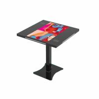 China 21.5 Inch Dual Screen Interactive Touch Screen Table with Capacitive Touch and Wireless Charge for Smart Coffee and Gaming for sale