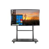 China 55 Inch Smart Touch Screen Interactive Flat Panel with 16:9 Aspect Ratio and 10 Point Touch for sale