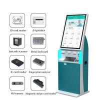 China 32 Inch Self Service Touch Screen Kiosk With A5 Printer and Barcode Scanner for sale
