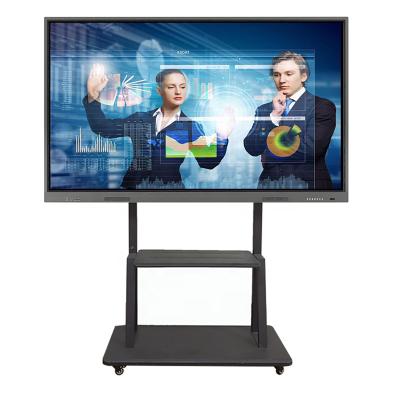 China 75inch Touch Screen Monitor Display Wall Mounted Android TV All In One Touch Screen Kiosk for sale