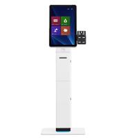 China 18.5 Inch Touch Screen Kiosk with Interactive Capacitive Touch and Windows 10 OS for Self Checkin for sale