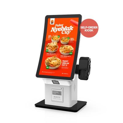 China Self Checkin Kiosk with 10-Point Capacitive Touch, 1920X1080 Resolution LCD Display and Cloud-Based CMS for Interactive Self Service for sale