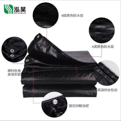 China Reinforced Edges and 120g/sq.m Hdpe Fabric Sturdy Plastic Tarpaulin for Industrial Applications for sale