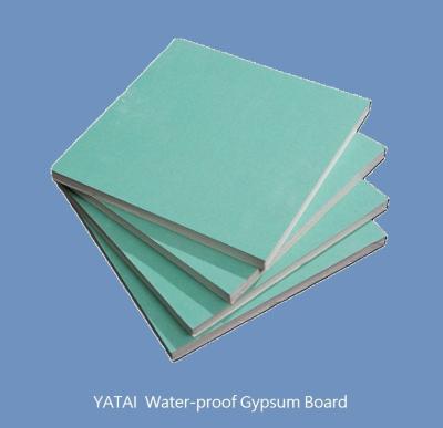 China Easy Install Waterproof Gypsum Board Impact Resistant Long Lasting for sale