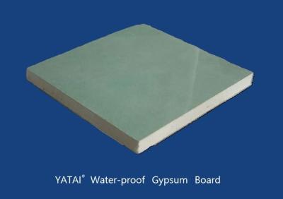 China Sump Proof Gypsum Wallboard 1200*2400mm for Interior Wall / Ceiling Decoration for sale