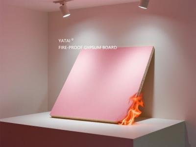 China 4 X 8 Feet Fireproof Gypsum Board Sound Insulation 1/2 Inch Thickness for sale