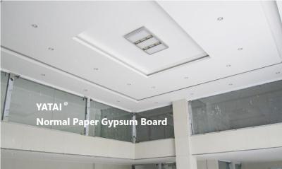 China Interior Walls Ceilings Normal Gypsum Board With Tapered Edge for sale