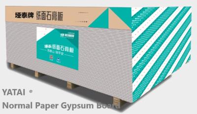 China 35dB Sound Insulation Standard Gypsum Board With Tapered Edge Type for sale