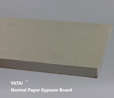 China 1200mm/1220mm Width Normal Gypsum Board With Standard Moisture Resistance for sale