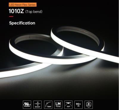 China Top Bend Neon LED Strip IP68 Waterproof With Pull Resistant Ring Led Lighting for sale