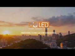 Banda de LED de curvatura lateral multicolor para efeitos de iluminação dinâmica