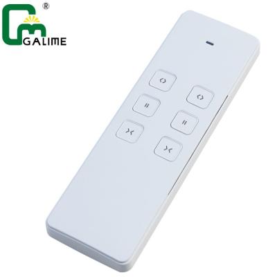 China 2 Channel Curtain Remote Dual Control For Sheer And Cloth Curtains for sale