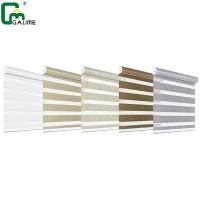 Quality Rechargeable Motorized Smart Zebra Shade Blinds Automated Battery Powered Custom for sale