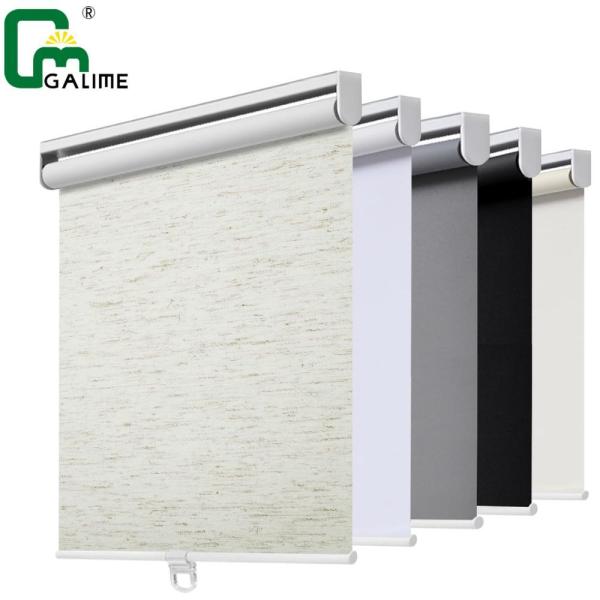 Quality Cordless Manual Smart Roller Blinds Spring Loaded Child Safe Roller Shades for sale