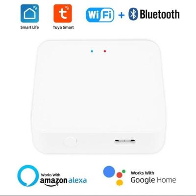 China Mini Smart Home Gateway Hub Multi Mode Zigbee 3.0  Bluetooth Mesh For Home for sale