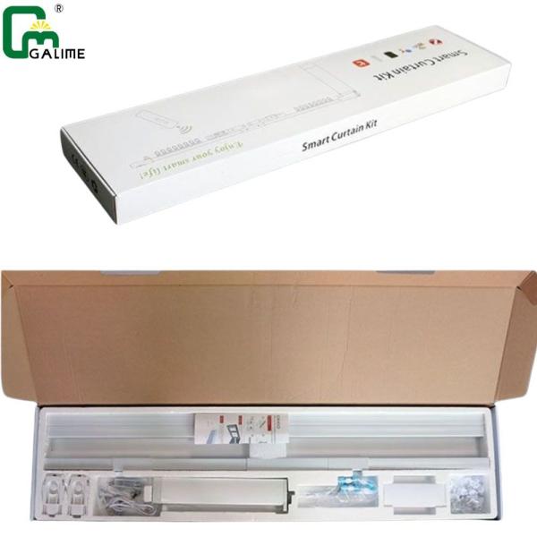 Quality DIY Smart Curtain Track Kit with Wire-Free Battery Zigbee Motor and Remote for sale