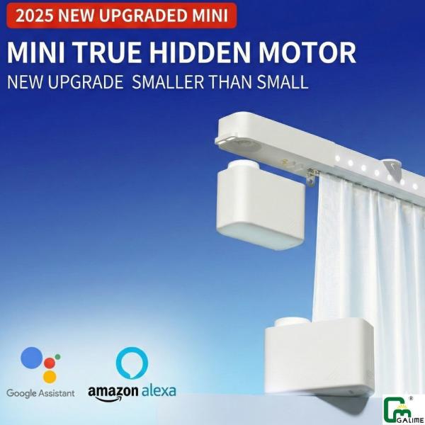 Quality Smart Curtain Kit featuring Compact Recessed Track and Hot-Swap WiFi/Zigbee for sale