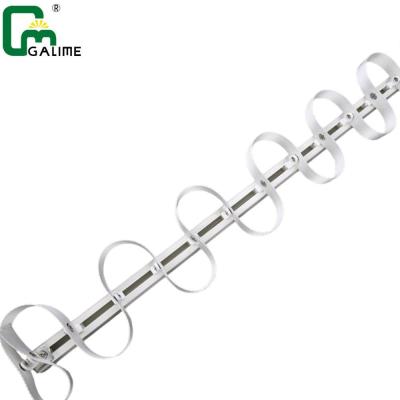 China Ripple Fold Curtain Track System S Fold Customized Length Smart Curtains System for sale