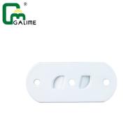 China Low-Profile Ceiling Mount Bracket for Drapery Track 1.0-1.6mm Heavy-Duty Iron for sale