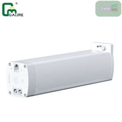 China 5-Wire Hardwired Motorized Drapery Motor with Smart Relay Compatibility for Custom Home Integration for sale
