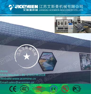 China PVC glazed/corrugated/wave roofing sheet/plate/board extruder for sale