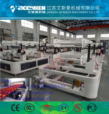 China PMMA ASA ARCRYLIC PVC wave plate/glazed tile roll forming machine for sale