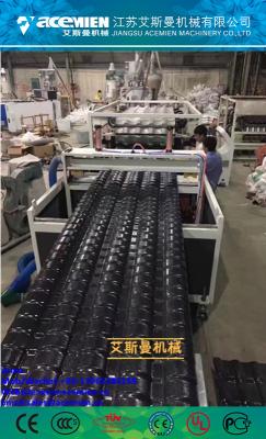 China environmental protection plastic roofing sheet making machine , glazed tiles production machine for sale