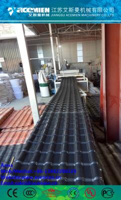 China PVC Synthetic Resin Roof Tile Extrusion Machine for Roofing Tile/Light weight roof tiles/ APVC/UPVC/PVC roofing sheet for sale